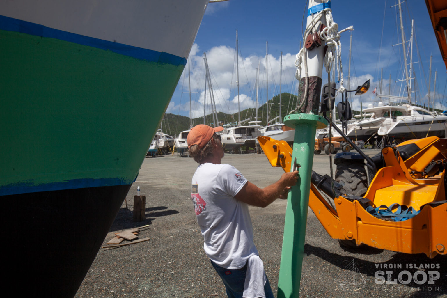 Intrepid, second Tortola Sloop sunk in Irma, Relaunched