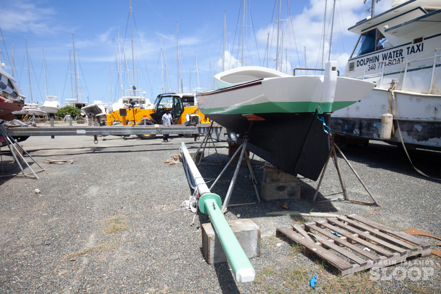 Intrepid, second Tortola Sloop sunk in Irma, Relaunched
